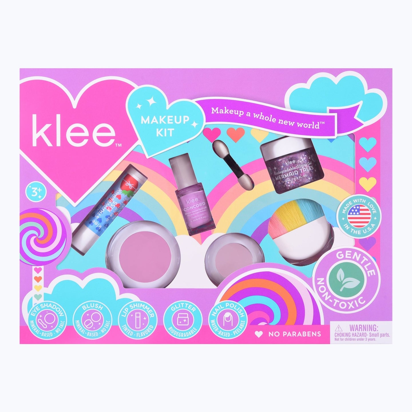 Klee Naturals Mineral Makeup - Non-Toxic Cosmetics for Kids and Tweens
