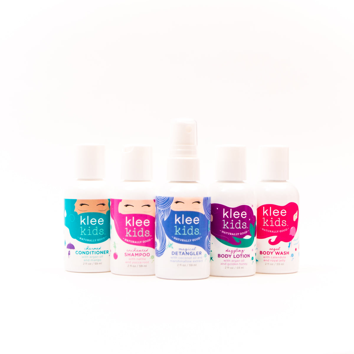 Magical Hair and Body Care - 5 Piece Minis Gift Set, 2 oz each - Klee ...